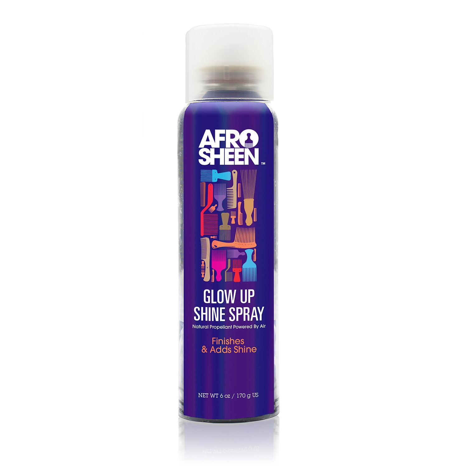 Afro Sheen Glow Up nourishing Shine Enhancing Hair Spray with Coconut ...