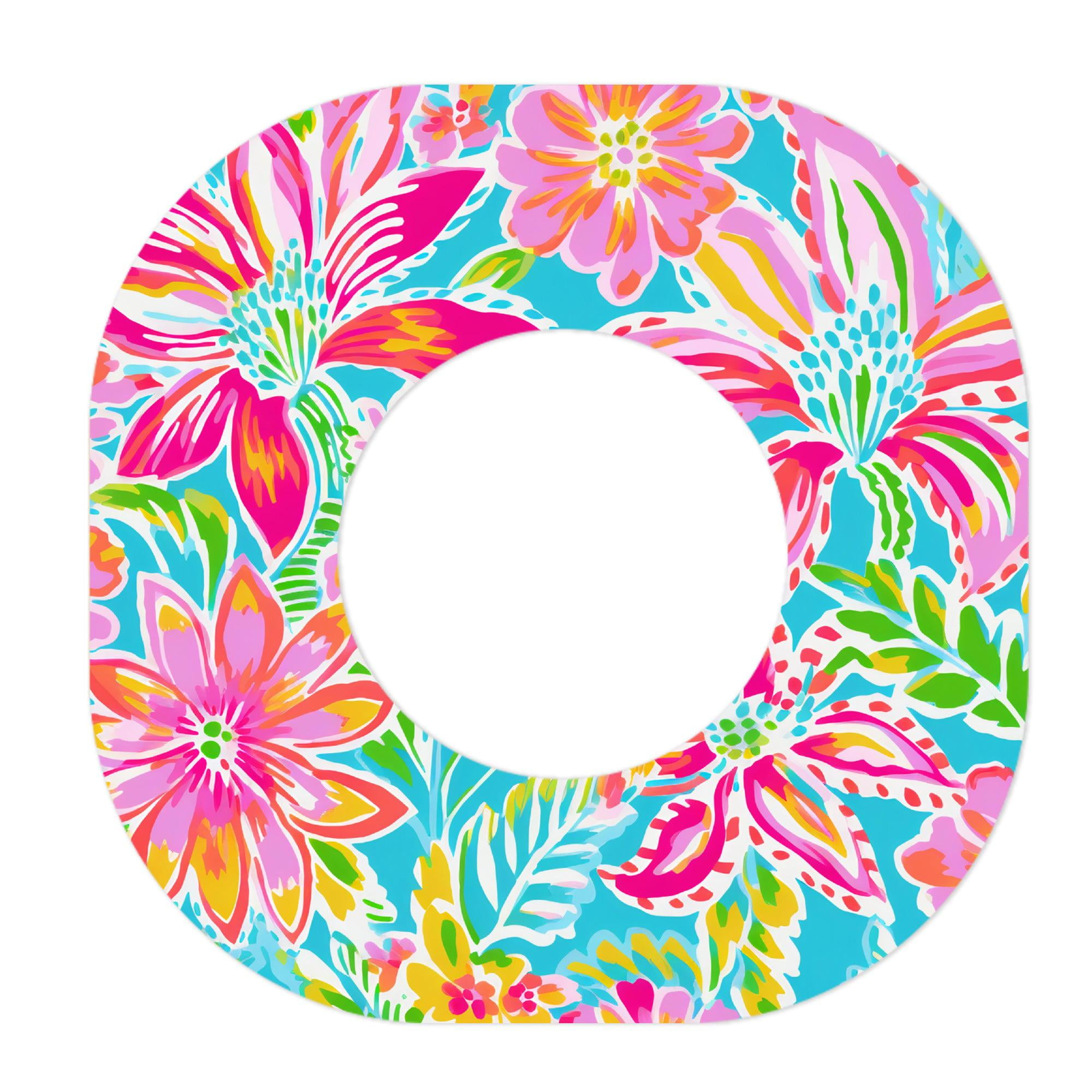 Preppy Flowers Patch Patch Tape Designed for the DEXCOM G7 and Stelo ...