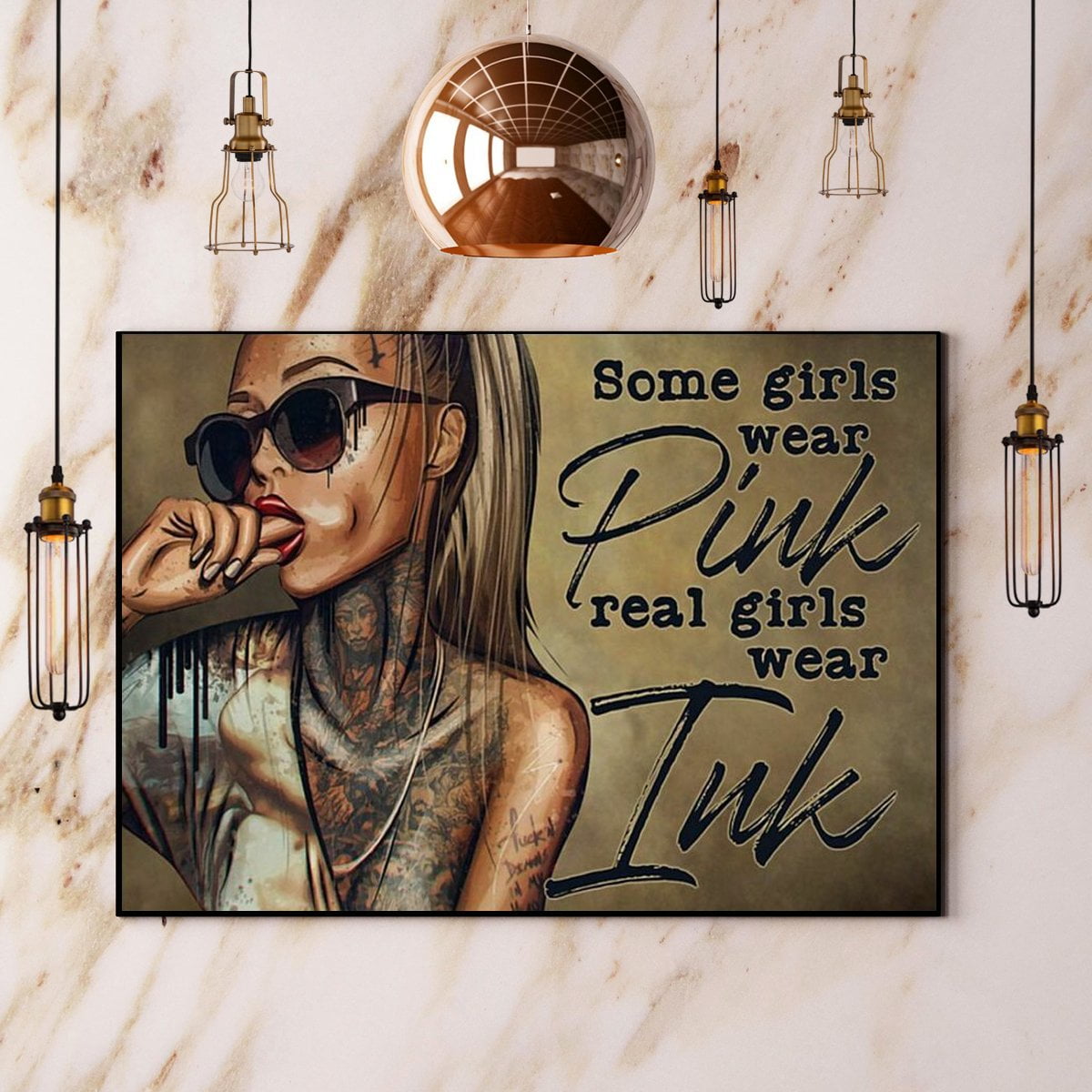 Afro Tattoo Girl Some Girls Wear Pink Real Girl Wear Ink Horizontal ...