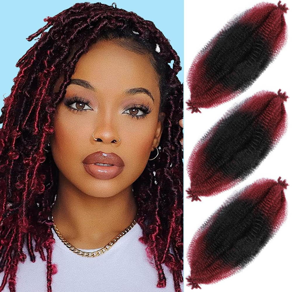 Afro Twist Hair Pre Separated Springy Afro Twist Hair Pre stretched ...