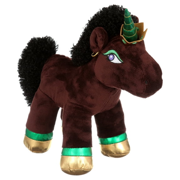 Afro Unicorn 11 inch Stuffed Plush Toy, Magical - Walmart.com