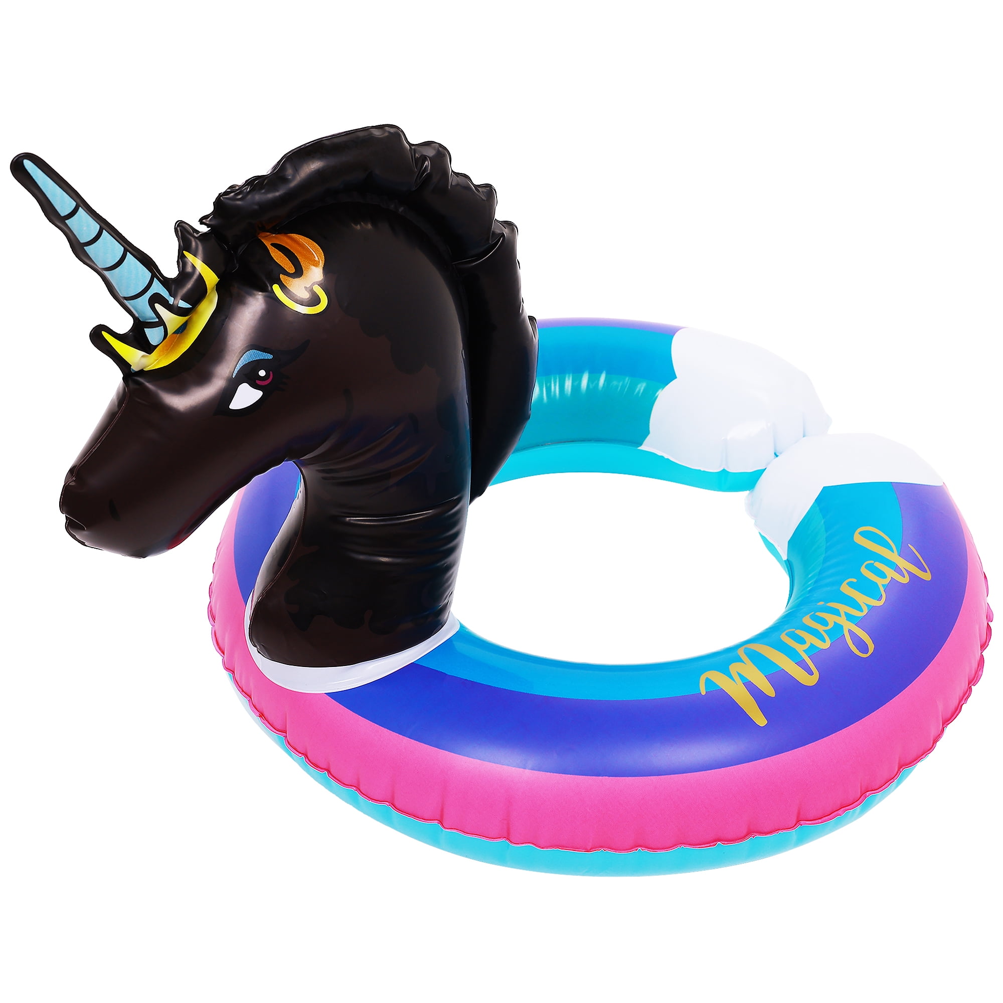 Afro Unicorn Magical 22" Split Ring Float – Pool Float – Girls ...