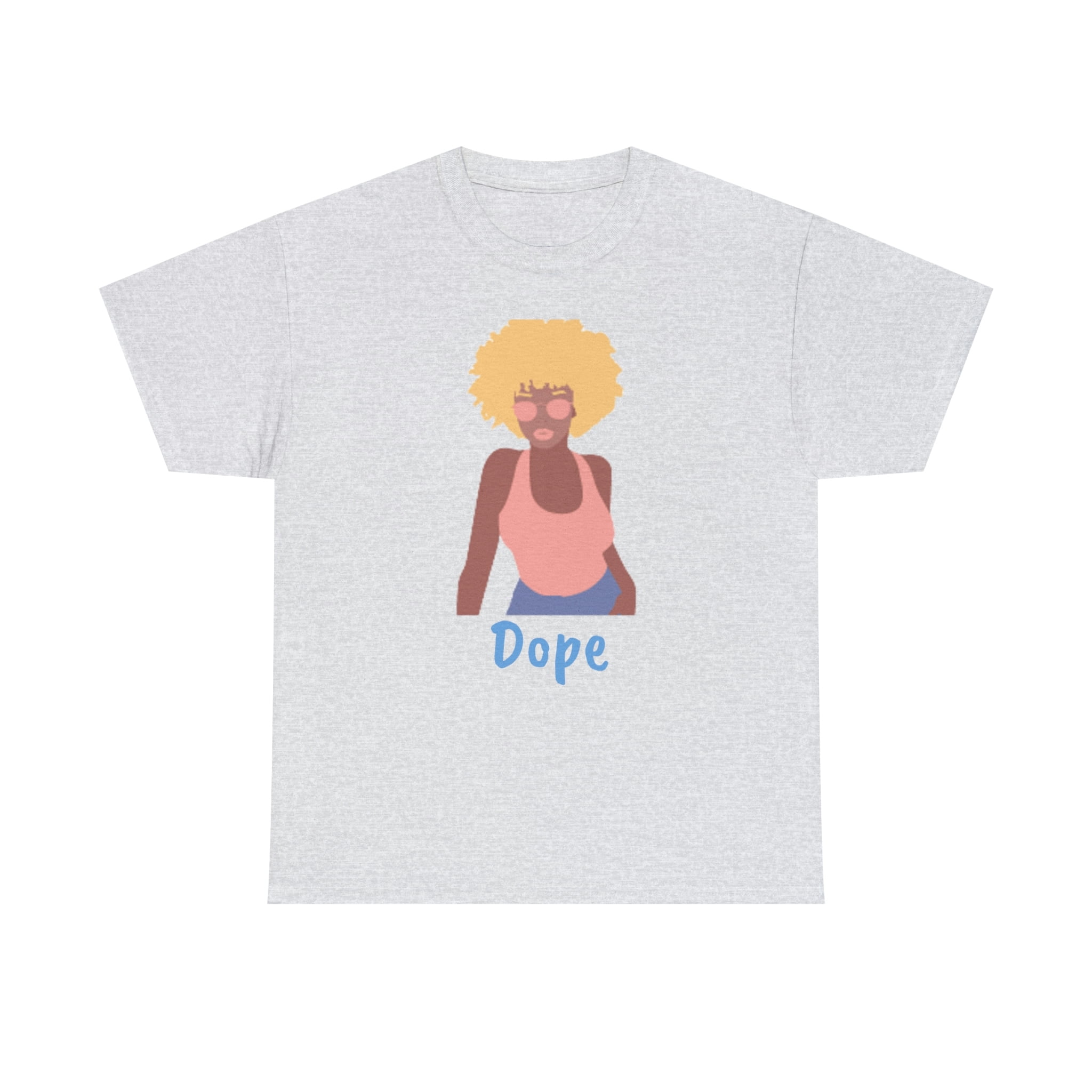 Afro Woman Black Girl Dope Shirt - Walmart.com