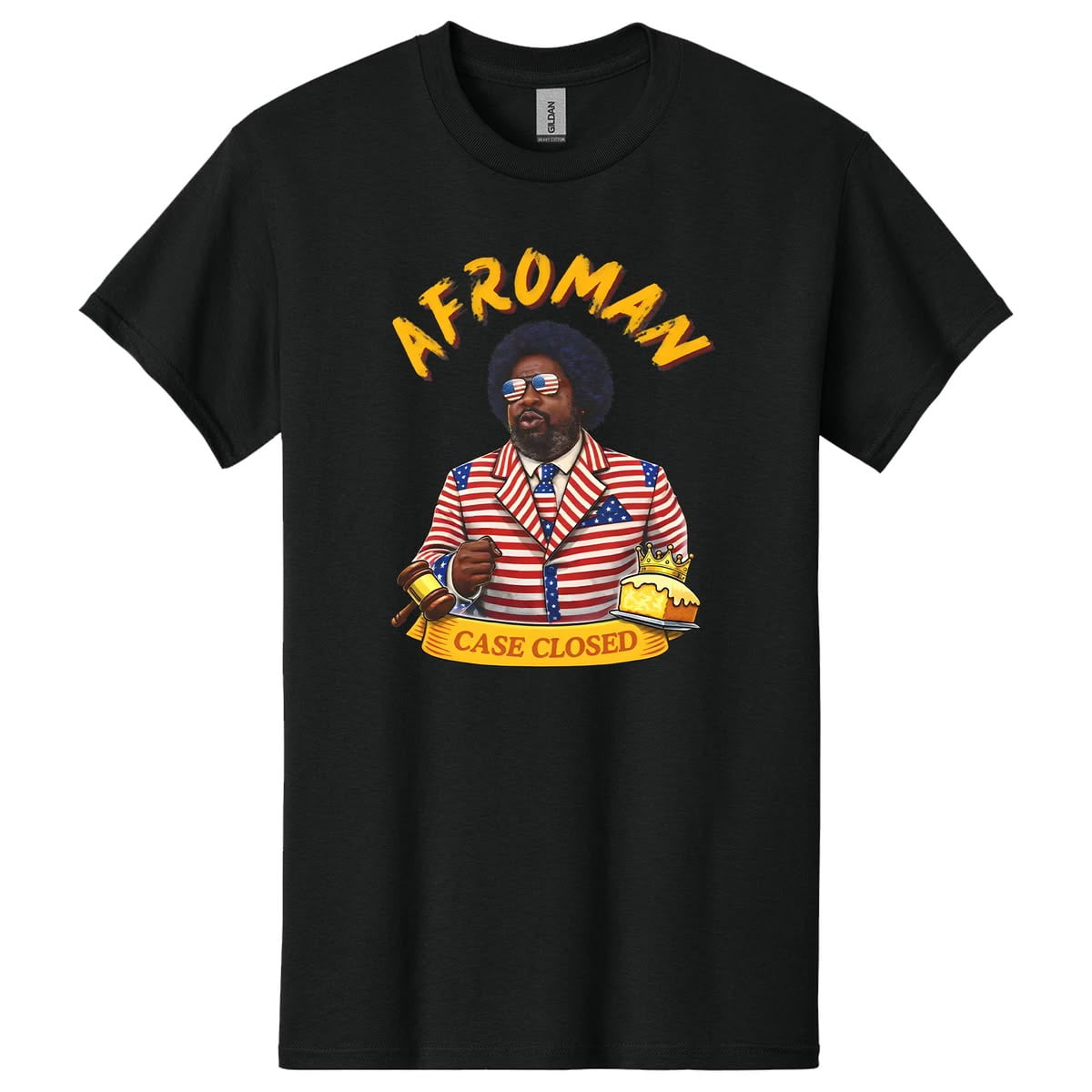 Afroman Case Closed T-Shirt - Lemon Pound Cake Free Speech, 1 Side ...