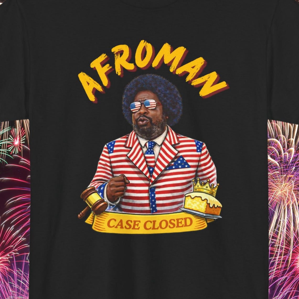 Afroman Case Closed T-Shirt - ORIGINAL DESIGN - Lemon Pound Cake Free ...