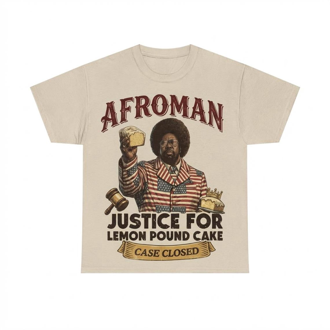 Afroman T-Shirt, Lemon Pound Cake Meme Tee, Vintage Rap Graphic T-Shirt ...