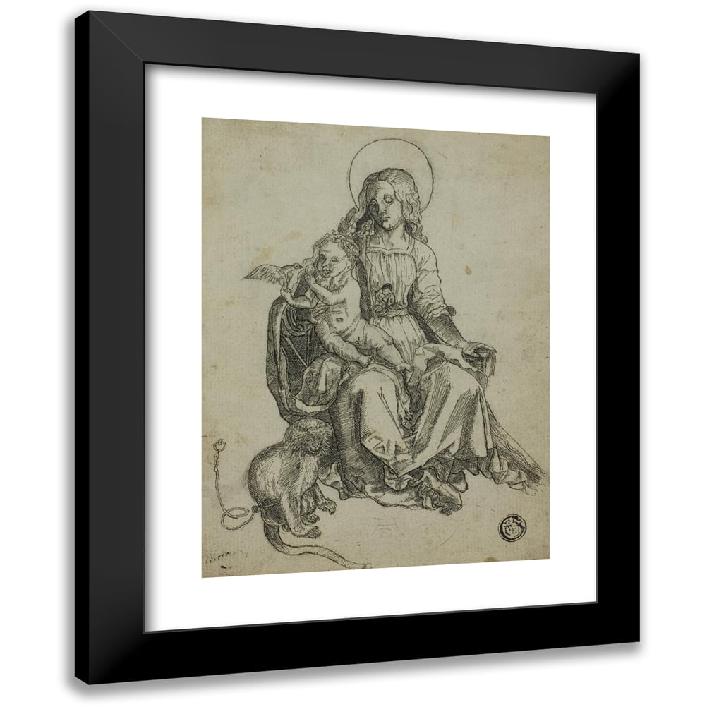 After Albrecht Dürer 14x18 Black Modern Framed Museum Art Print Titled ...