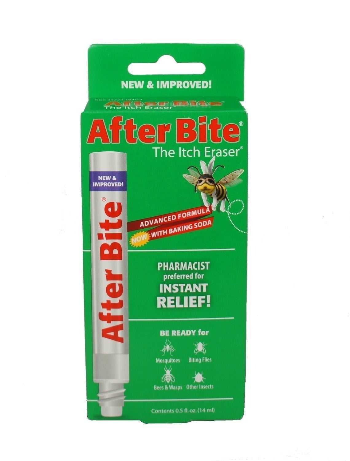 After Bite Itch Eraser Fast Relief from Insect Bites & Stings .5 fl oz ...