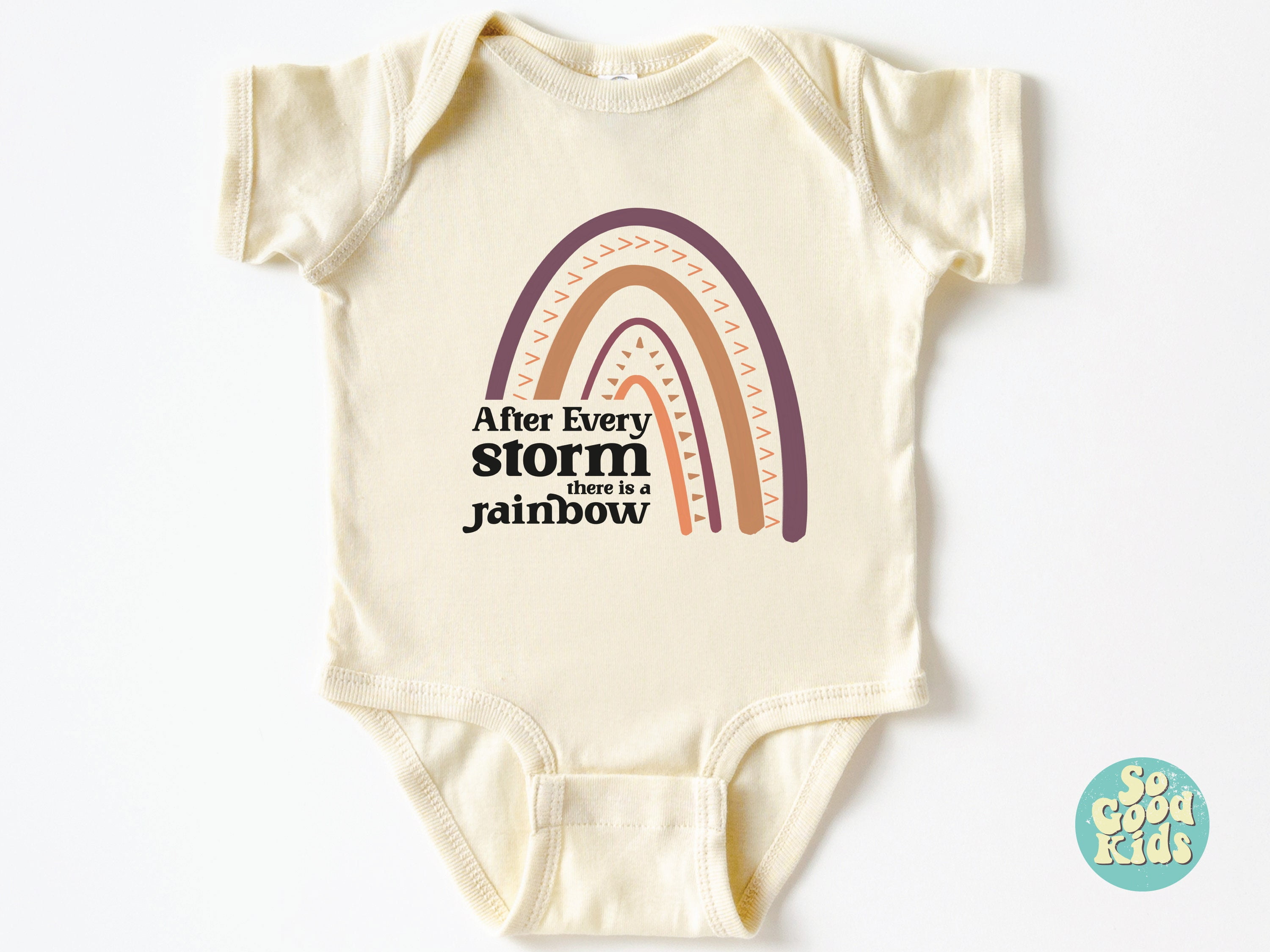 After Every Storm There Is A Rainbow Bodysuit, Miracle Baby Gift, Ivf ...