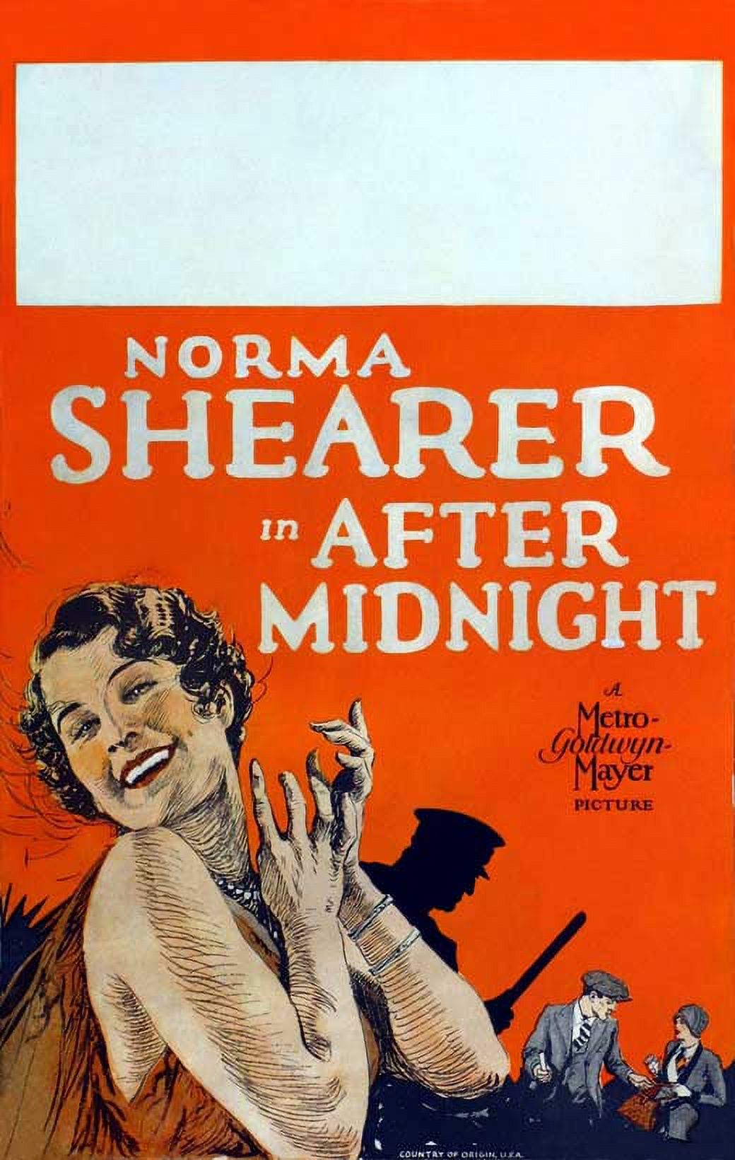 After Midnight - movie POSTER (Style A) (11" x 17") (1927) - Walmart.com