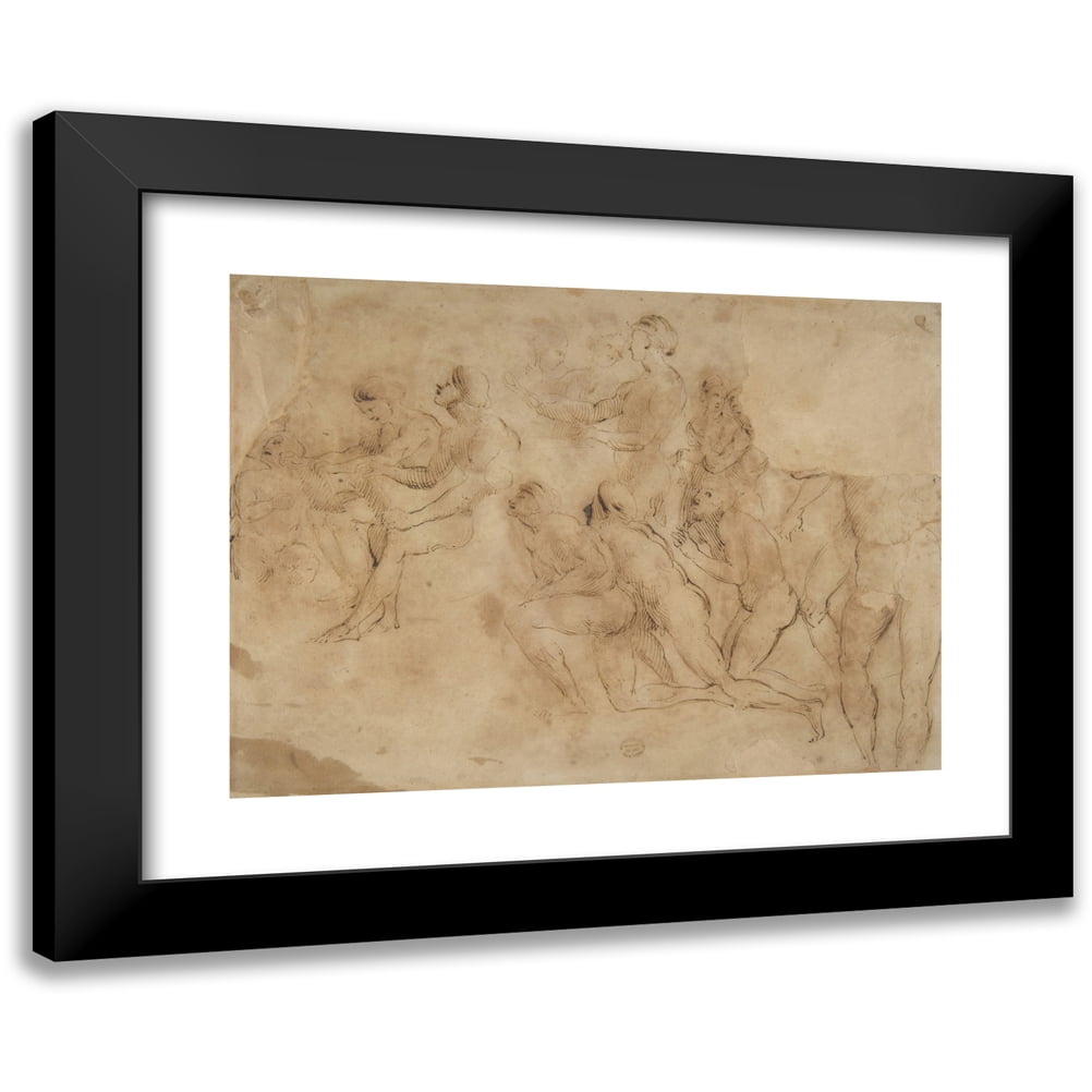 After Raphael 18x14 Black Modern Framed Museum Art Print Titled ...