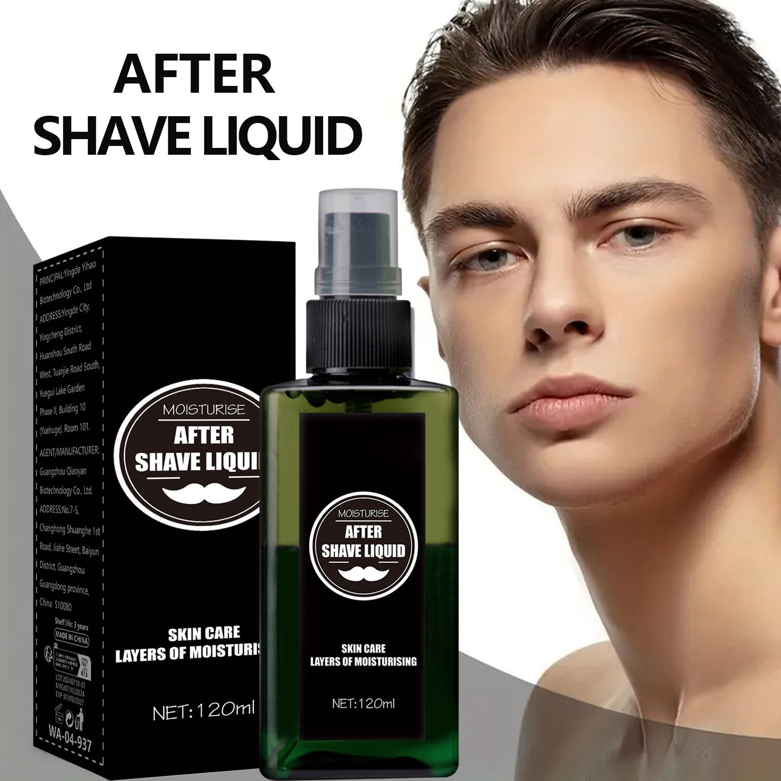 After Shave Spray For Men 120Ml After Shave Moisturizing Toner ...