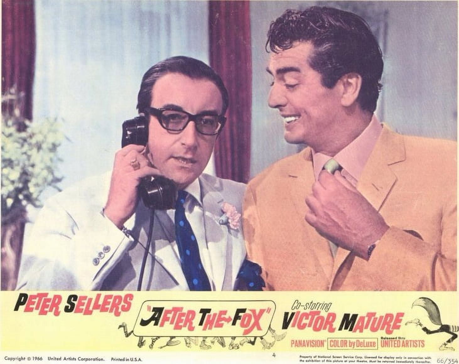 After the Fox - movie POSTER (Style D) (11" x 14") (1966) - Walmart.com