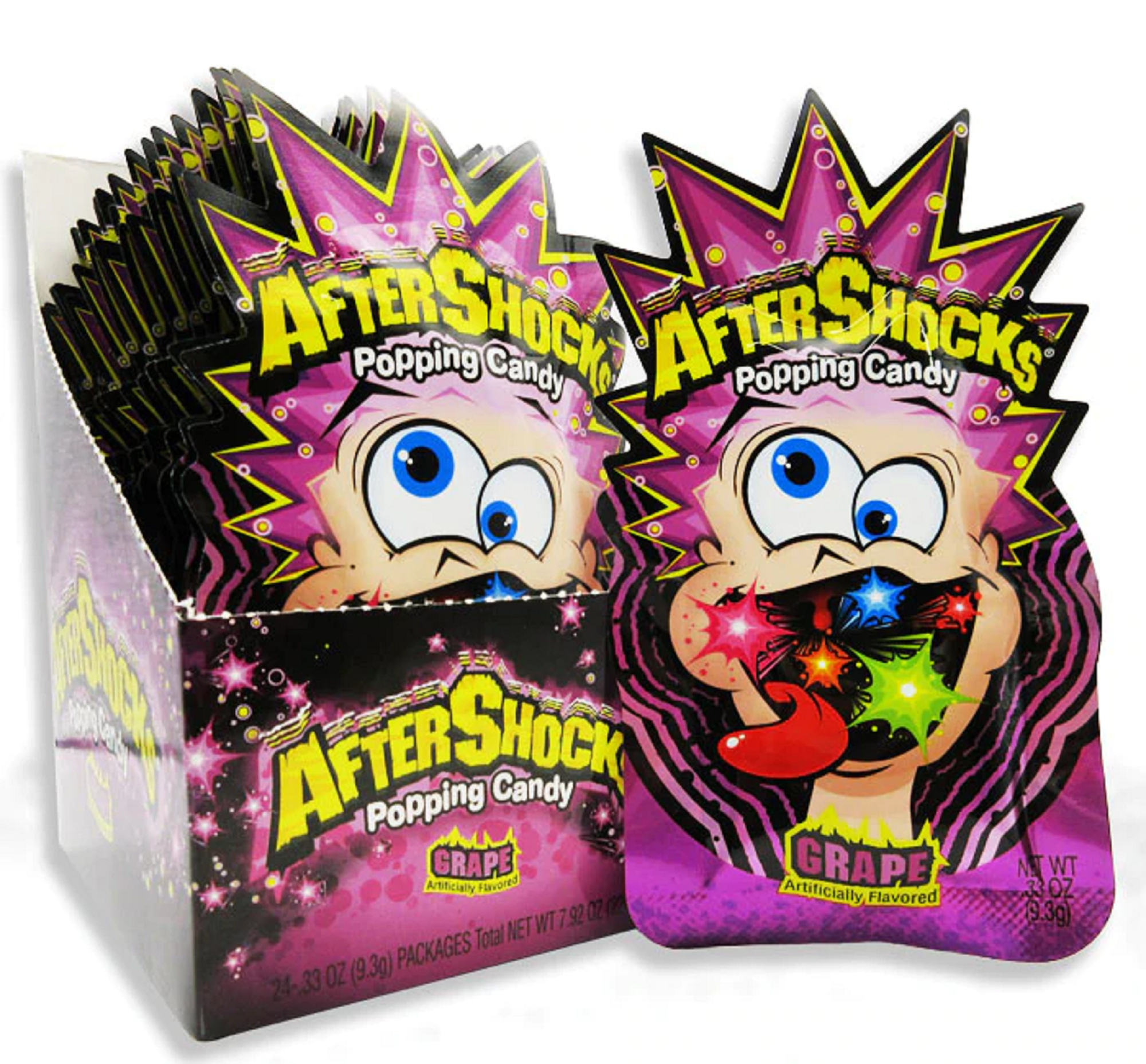 AfterShocks Popping Candy - Grape - 24 Ct. - Walmart.com