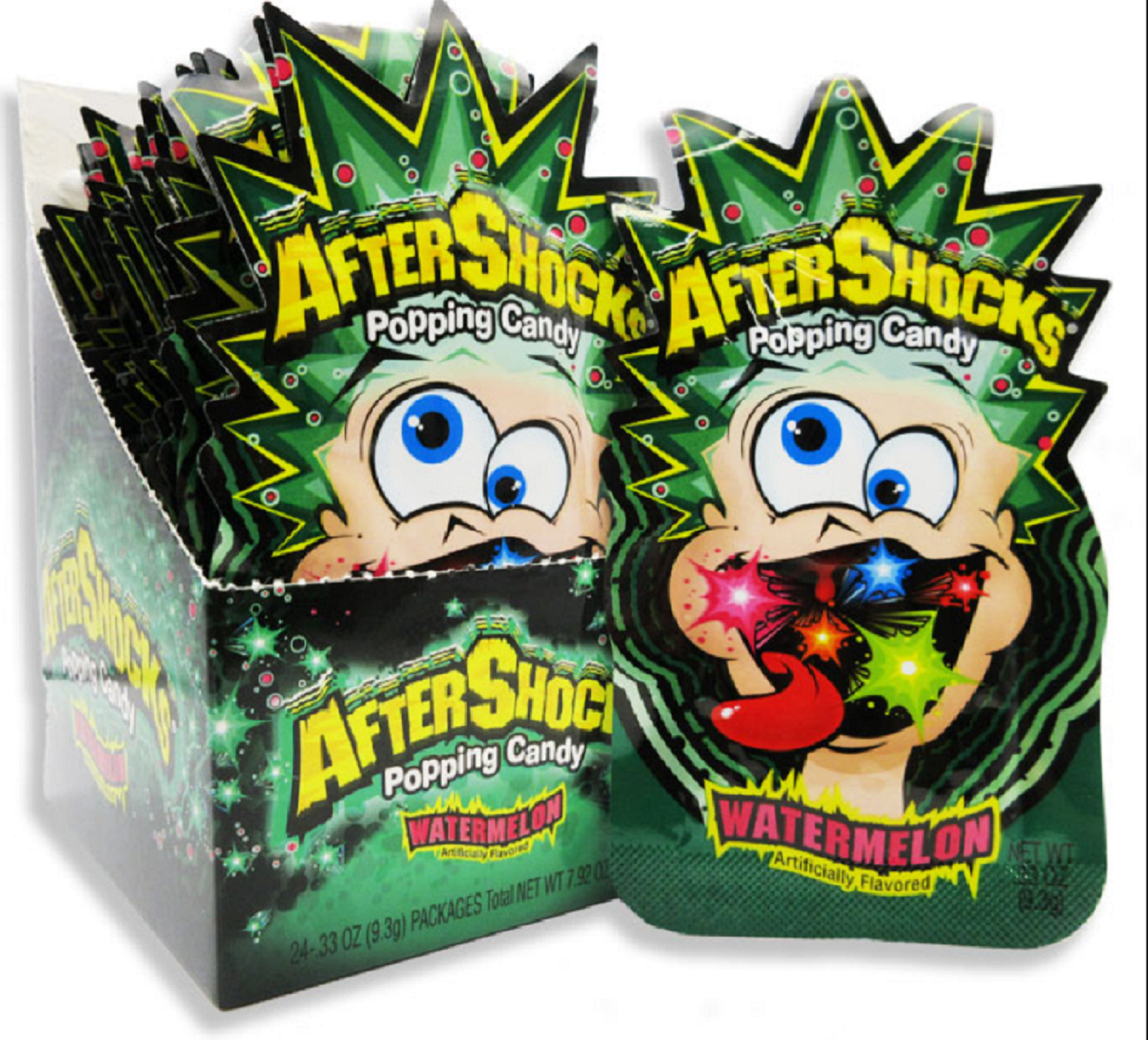 AfterShocks Popping Candy - Watermelon - 24 Ct. - Walmart.com