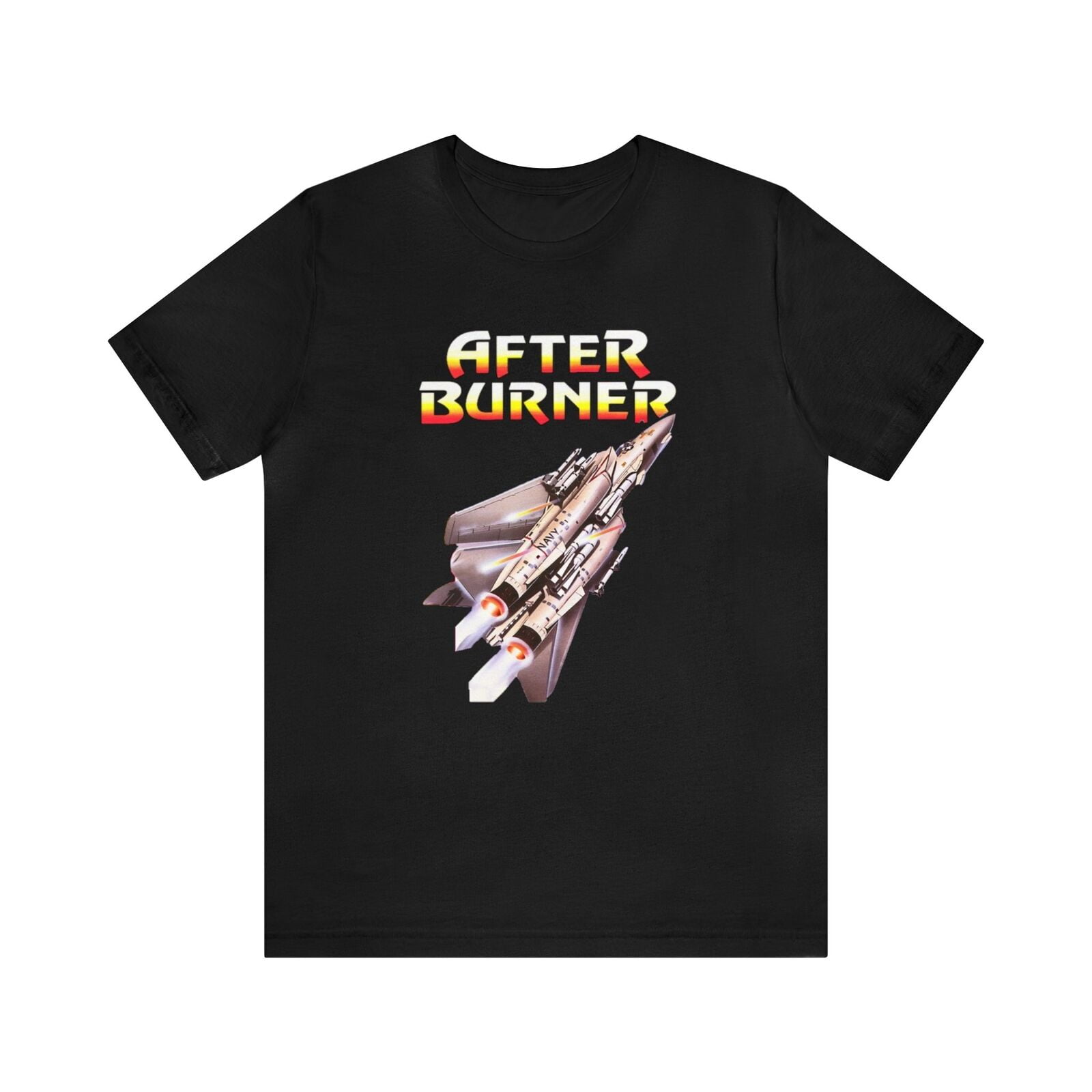 Afterburner 2 Tengen Pixel Art Unisex Short Sleeve Tee T-Shirt ...