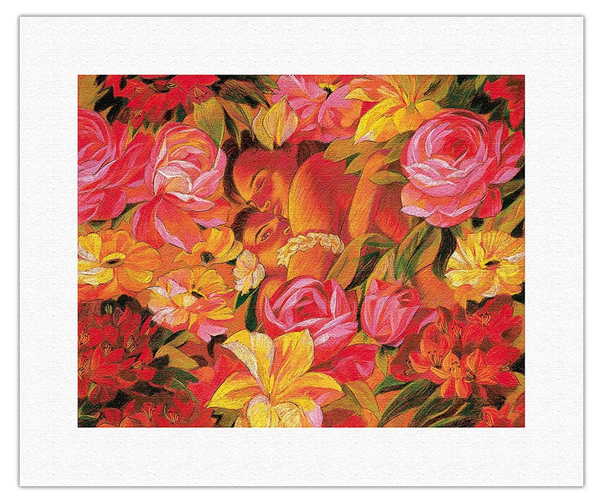 Afterglow - Hawaiian Lovers - From an Original Color Painting by Rick ...
