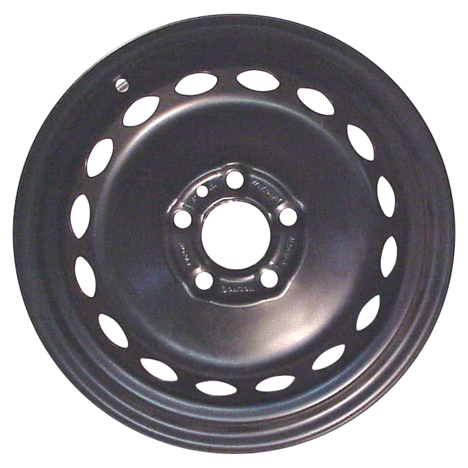 Aftermarket 1998-2000 Volvo S70 15x6.5 Steel Wheel, Rim Flat Black Full ...