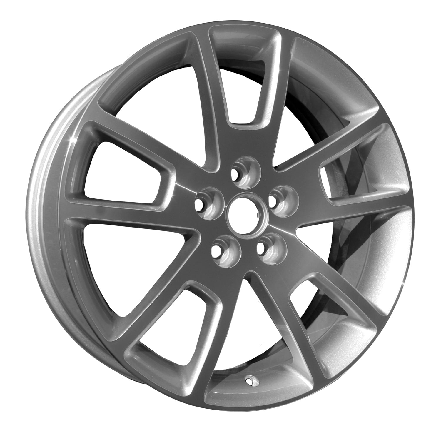 Aftermarket 2008-2012 Chevrolet Malibu 18x7 Alloy Wheel, Rim Sparkle ...