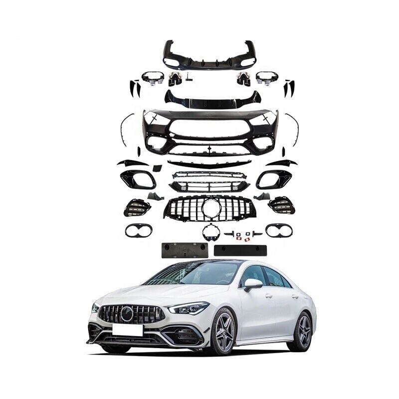 Aftermarket AMG style body kit for 20-22 Mercedes Benz CLA Front / Rear ...