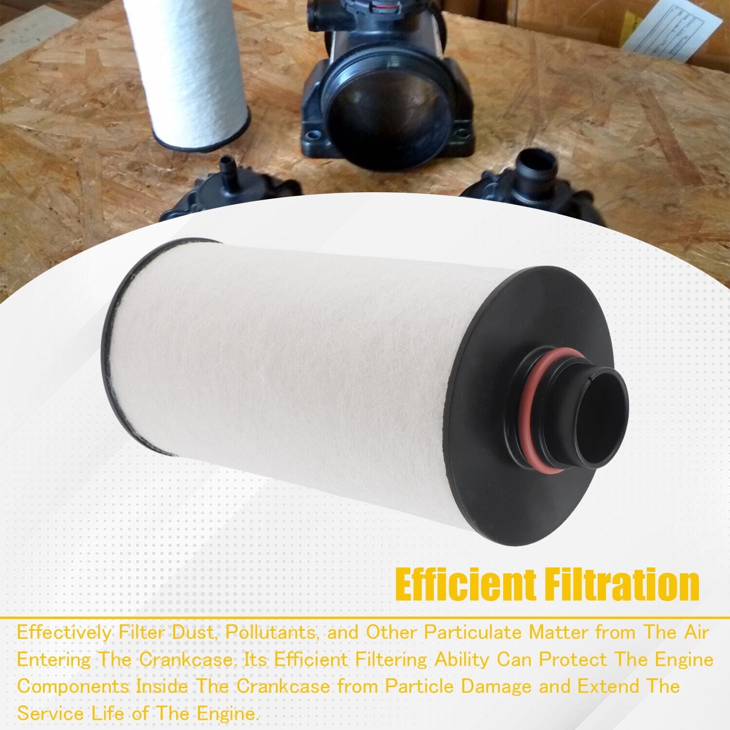 Aftermarket Crankcase Breather Filter Cartridge Fit for Cummins CV52055 ...