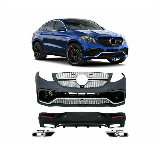 Aftermarket Full Body Kit AMG Style For 16-19 Benz GLE63 Coupe Bumper ...