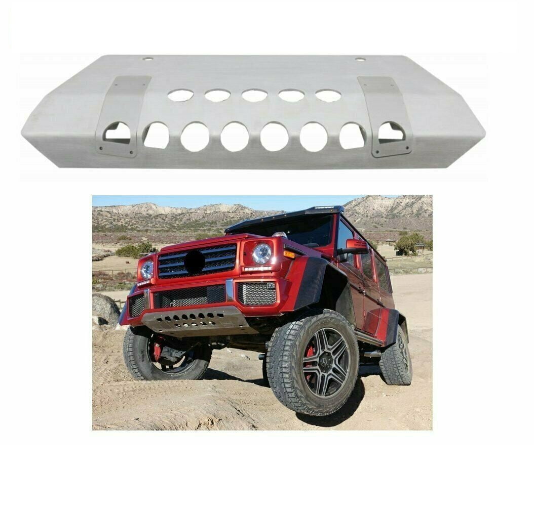 Aftermarket G-Class W463 Front Bumper Aluminum Skid Plate 4x4 Style ...