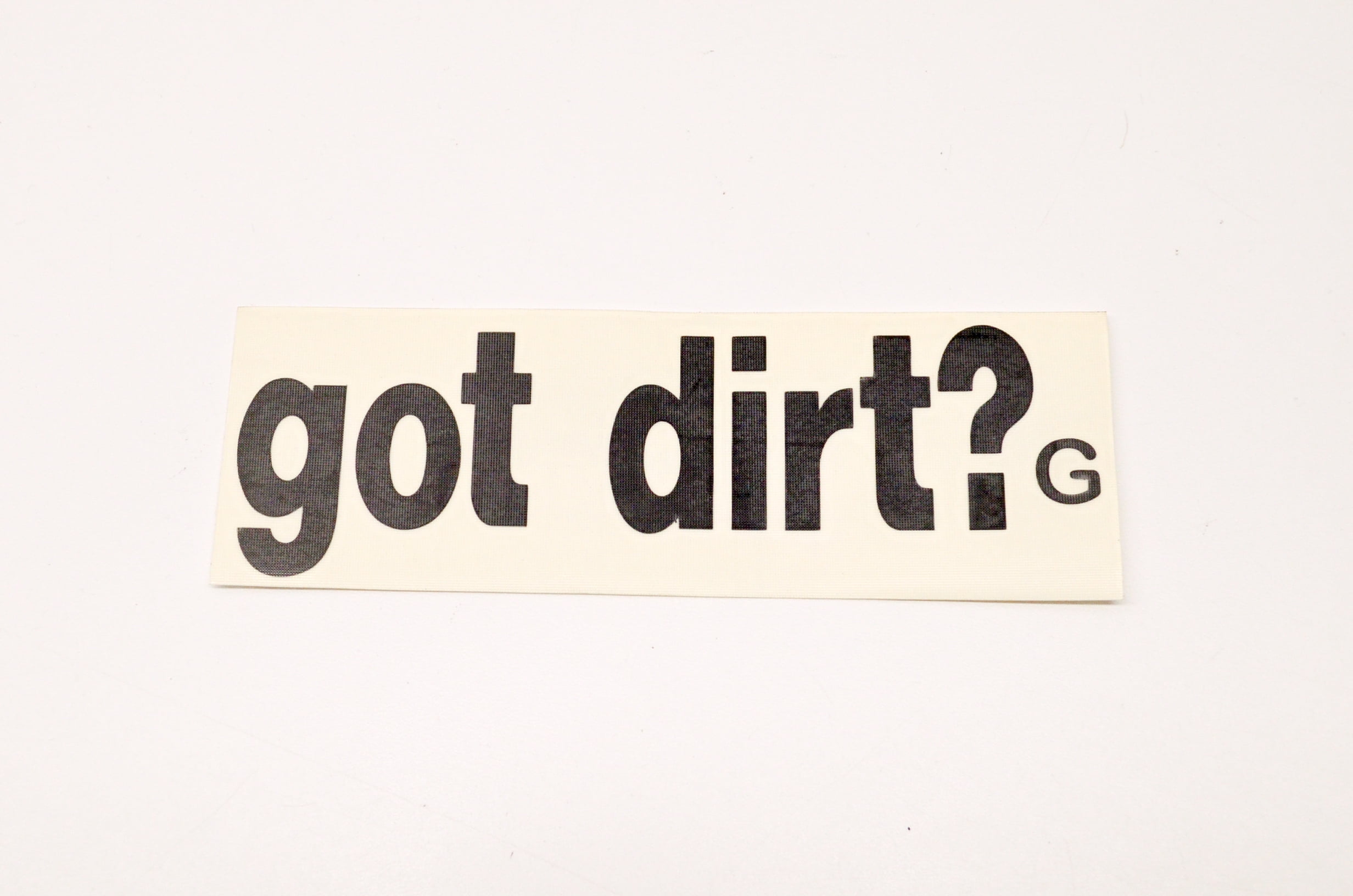Aftermarket Got Dirt? Decal Black NOS - Walmart.com
