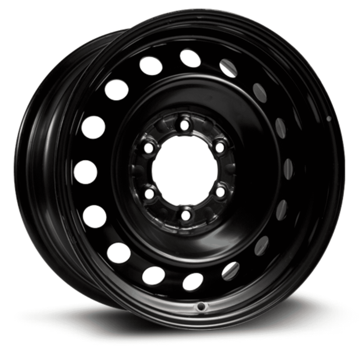 16x7 RTX Black Steel Wheel 6x5.5 (5mm) - Walmart.com