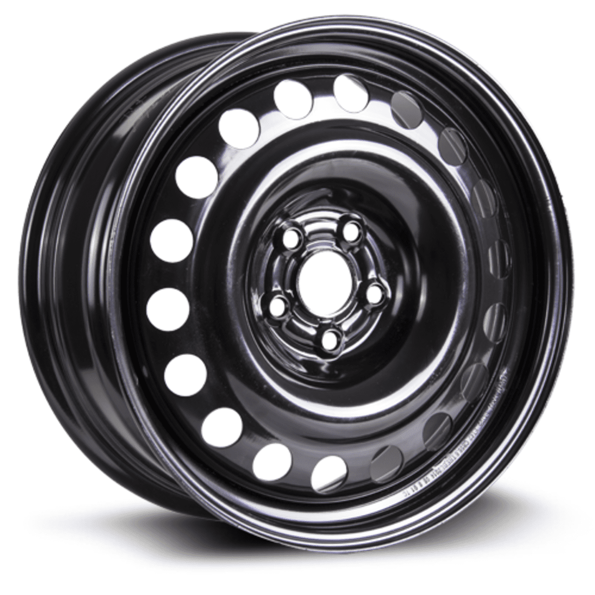 17x7 RTX Black Steel Wheel 5x105 (42mm) - Walmart.com