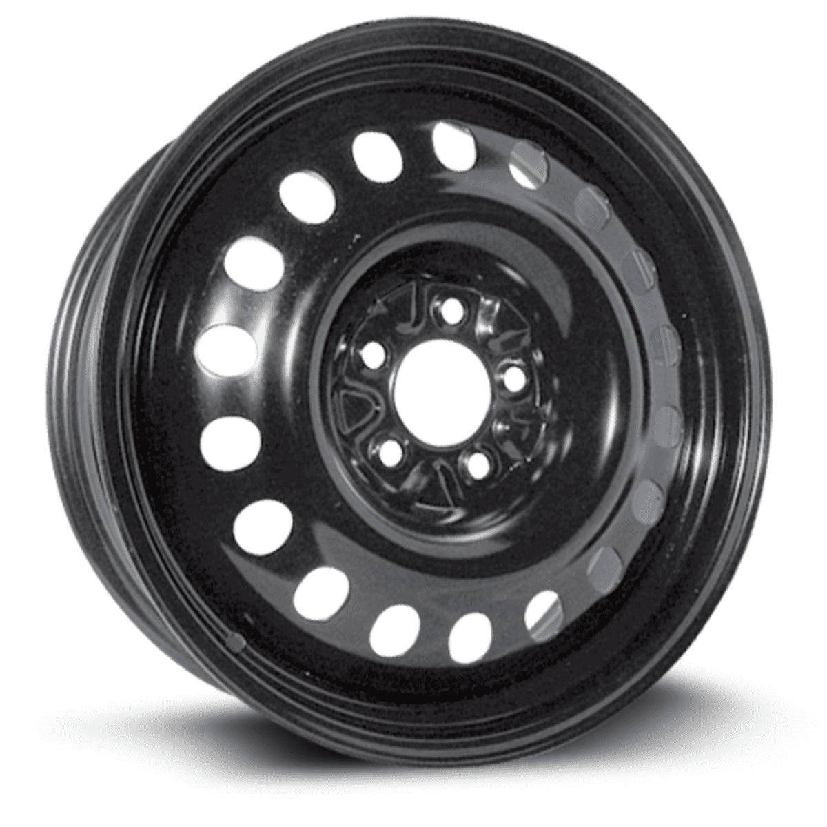 RTX Black Steel Rim 18X7, 5X114.3, 71.5, +42, Aftermarket Wheel X48827 ...