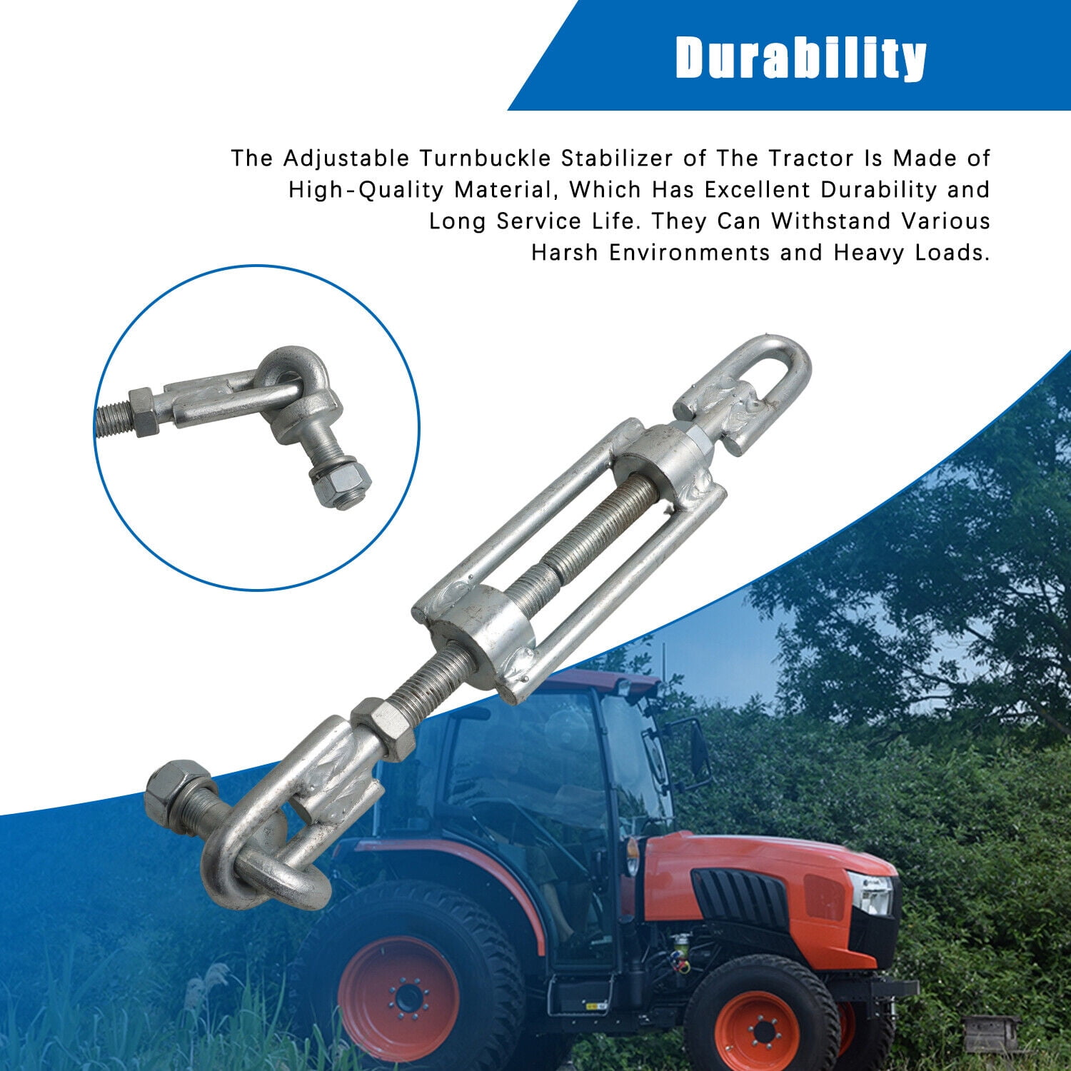 Aftermarket Turnbuckle Stabilizer for Kubota L2501 L2800 L3200 L3400 ...
