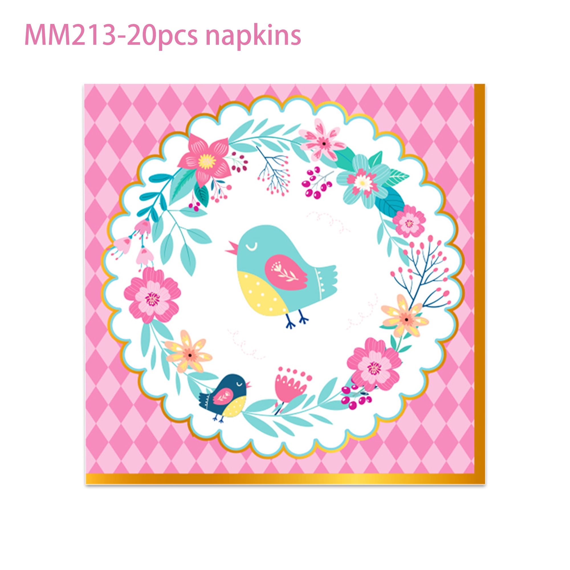 Afternoon Tea Party Disposable Tableware Sets Girls Birthday Photo ...