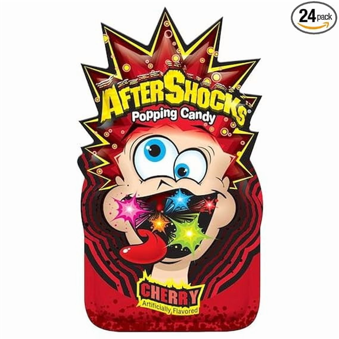 Aftershocks Cherry Popping Candy - 24 per pack -- 8 packs per case ...