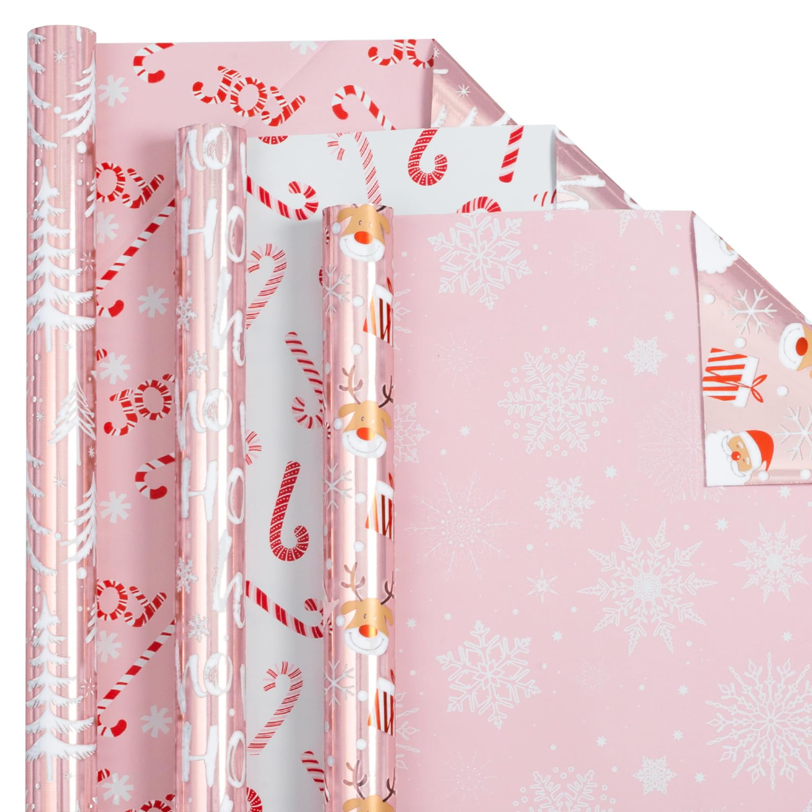 MERV 8 Pleated Filters Afucus Reversible Christmas Wrapping Paper ...