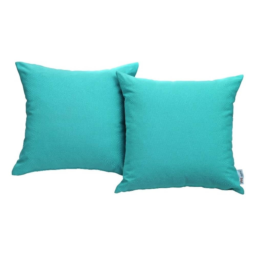 Afuera Living 2-Piece Modern Fabric Outdoor Patio Pillow Set in ...
