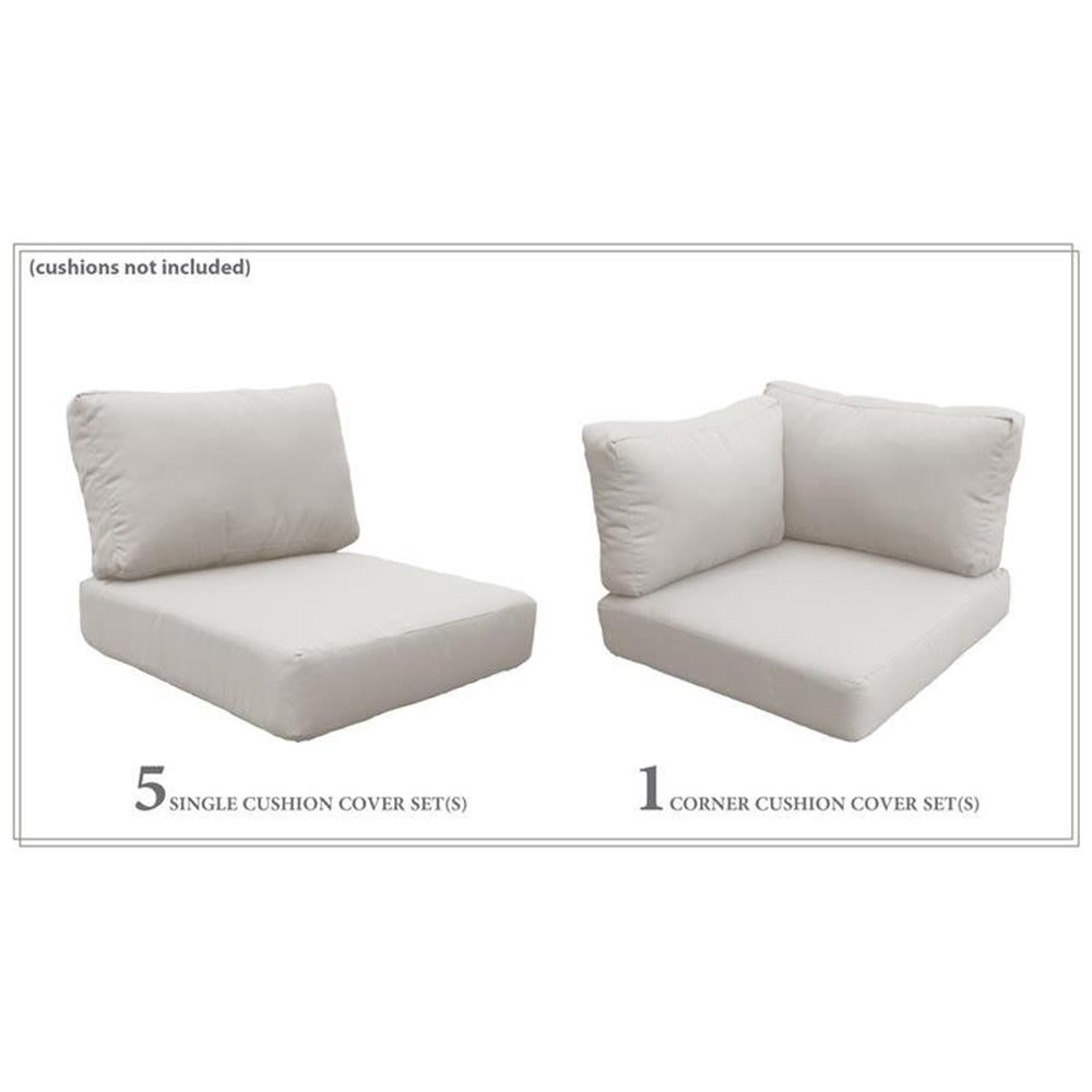Afuera Living Contemporary Water Resistant Cover Set in Beige - Walmart ...