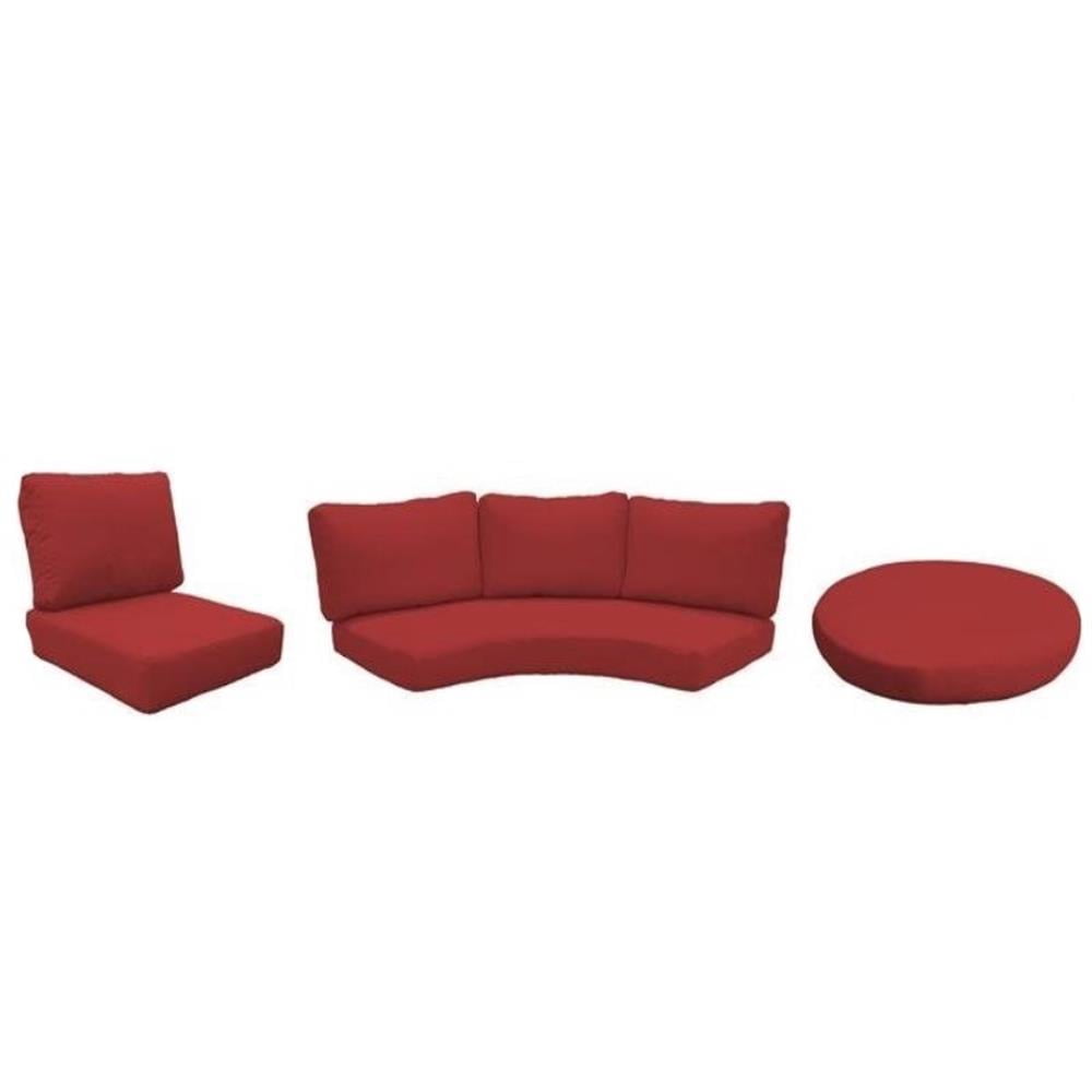 Afuera Living Contemporary Water Resistant Cover Set in Terracotta ...