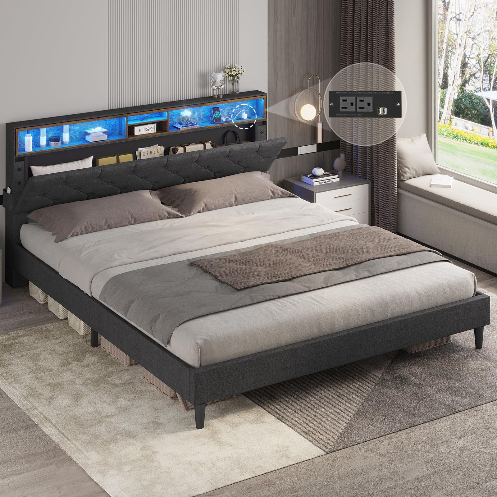Queen headboard and frame walmart store