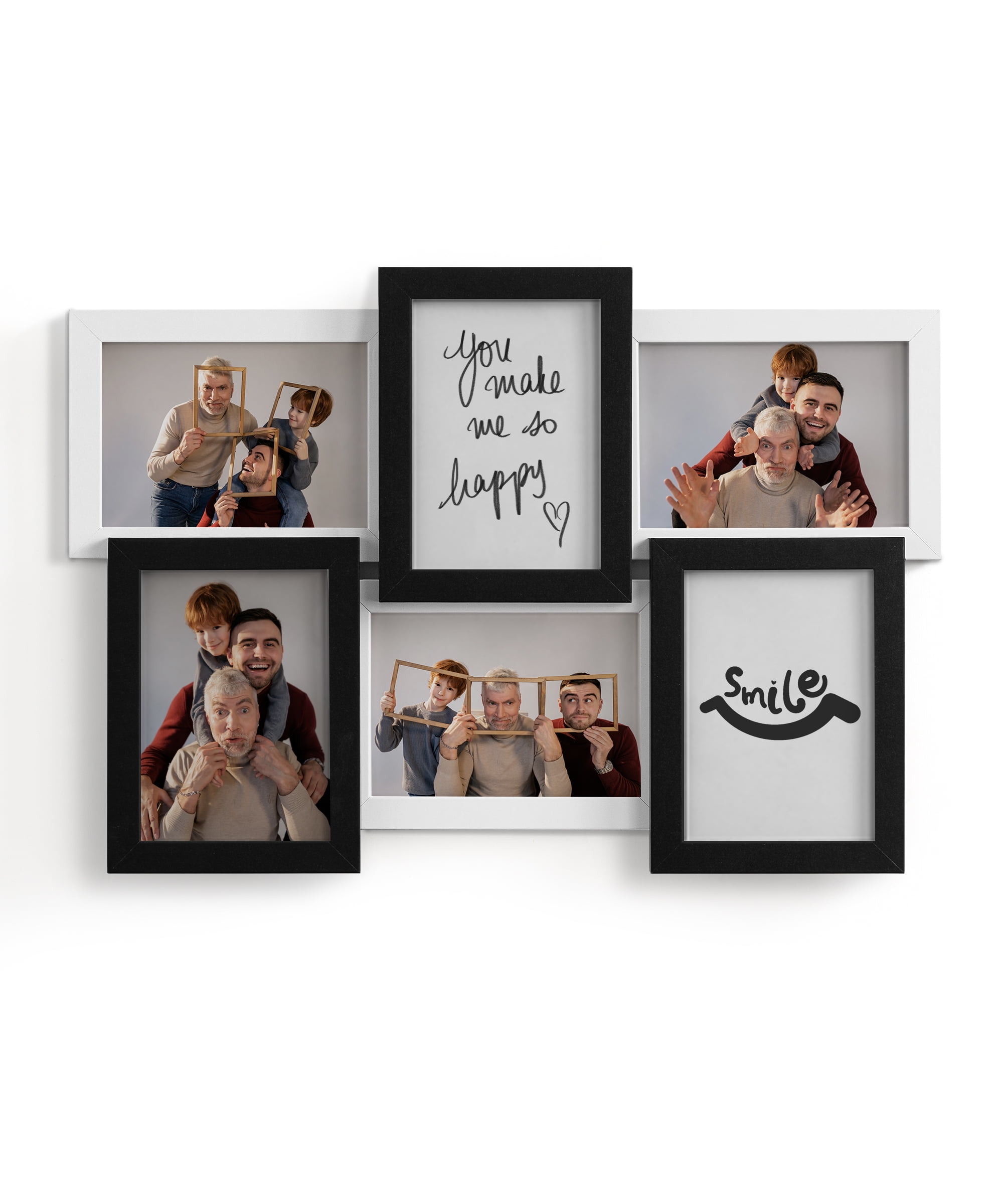 Afuly 4x6 Collage Picture Frames, 6Pack Picture Frames Collage for Wall ...
