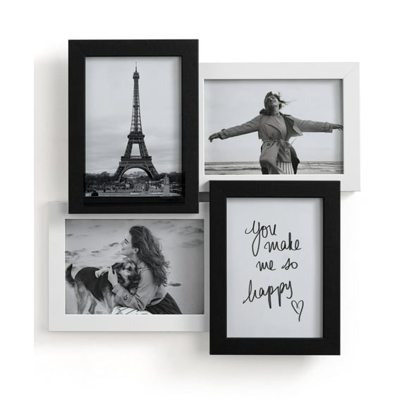 Afuly 4x6 Collage Picture Frames, 4 Opening Wooden Photo Frames for ...