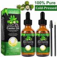 Castor Oil, Organic. 2 oz Dropper Bottle. Natural Hair Treatment Oil ...