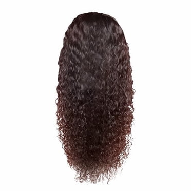 GXXGREAT Women's Wig Black Small Curly Wavy Fiber High Temperature ...