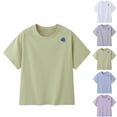 Afuyipoi Boys Girls Graphic Tees Cotton shirt Oversized Style Letter ...