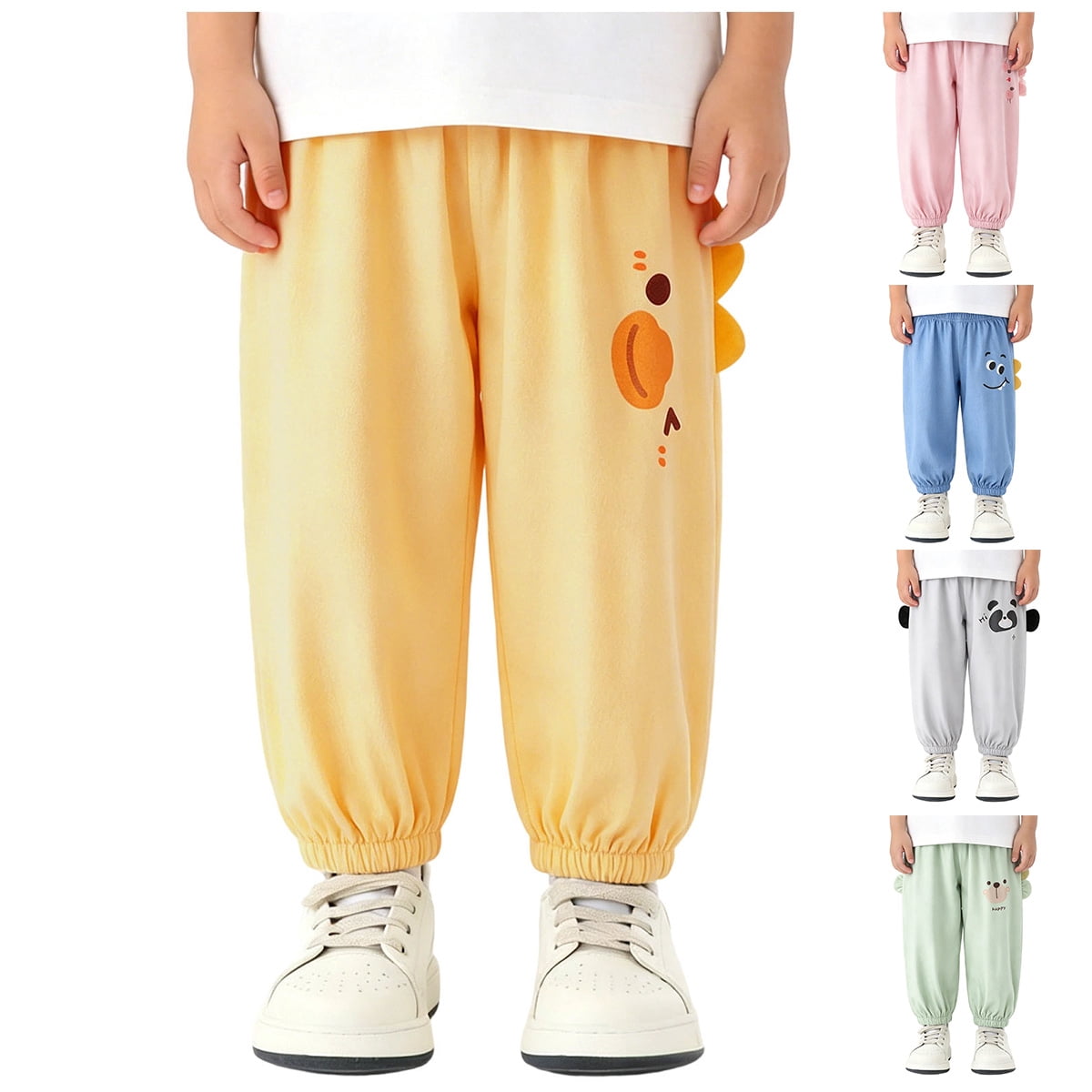 Afuyipoi Little Boys Cotton Cute Pants Size 6M-4T Soft Breathable ...