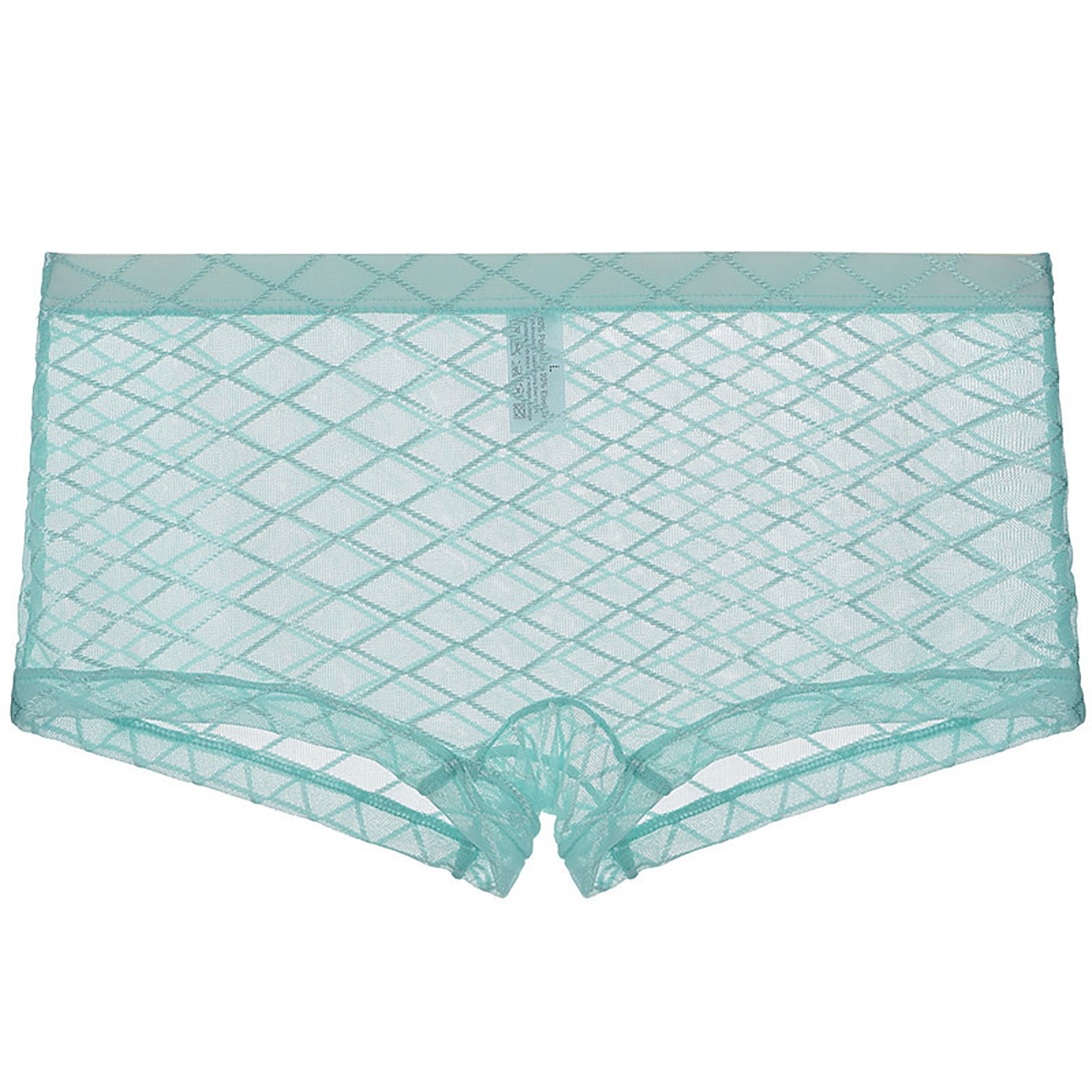 Afuyipoi Men Mesh Boxers Underpants,Hollowed Out Elastic Waist Solid ...