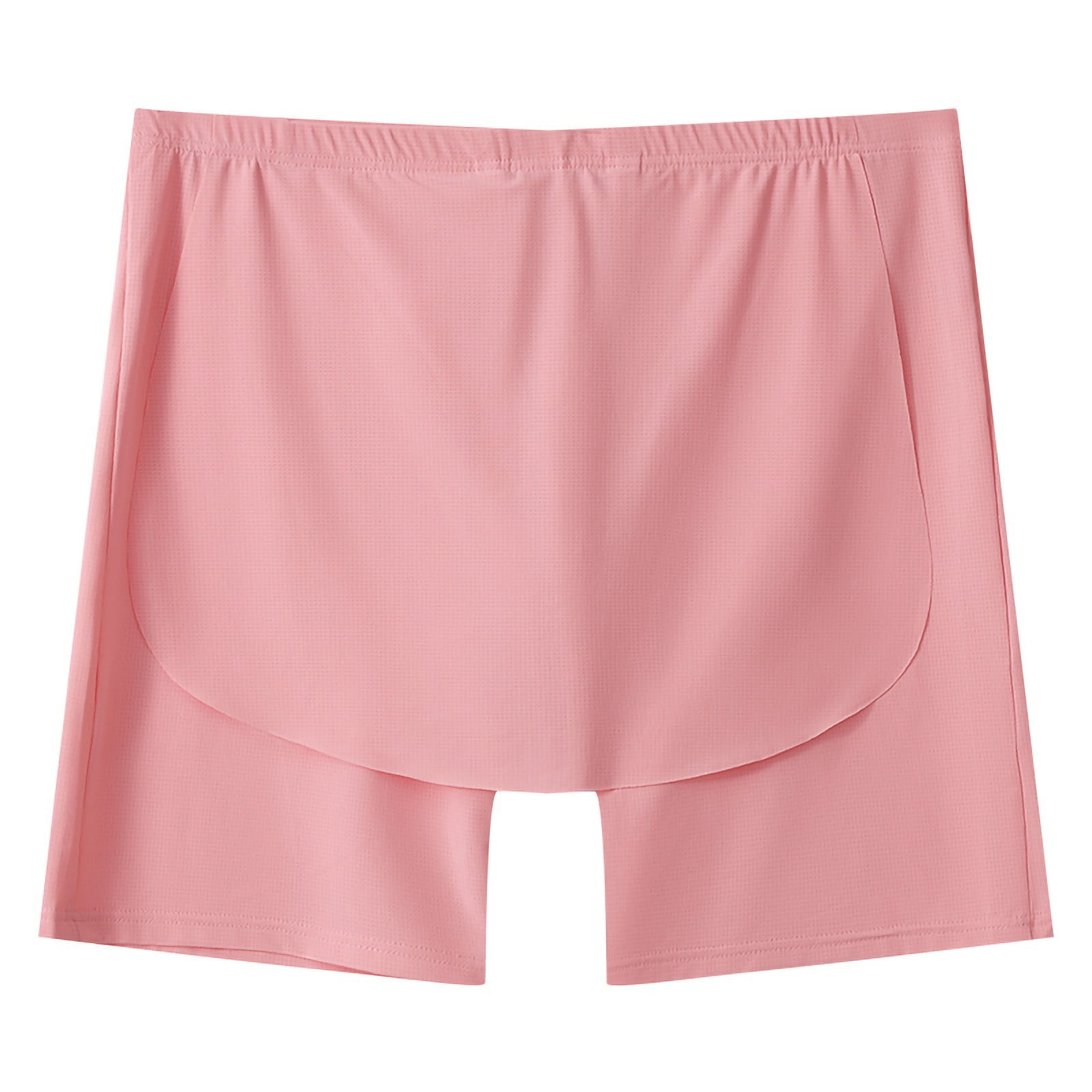 Afuyipoi Men Mesh Long Boxer Briefs,Four Corners Breathable Solid Color ...