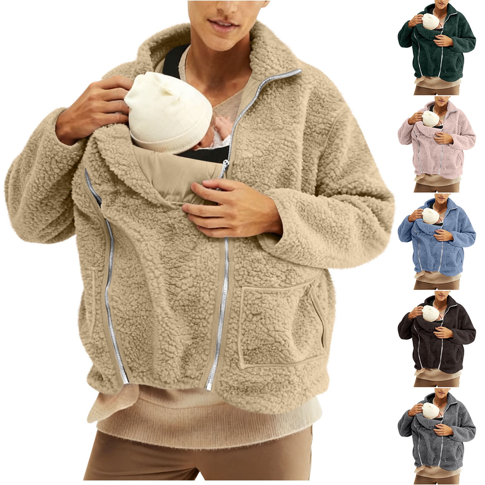 Afuyipoi Men's Parent - Child Matching Coat,Functionality Long - sleeve ...