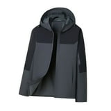 Afuyipoi Men's Raglan Hoodie,Long Sleeve Zipper Color Block Hooded ...