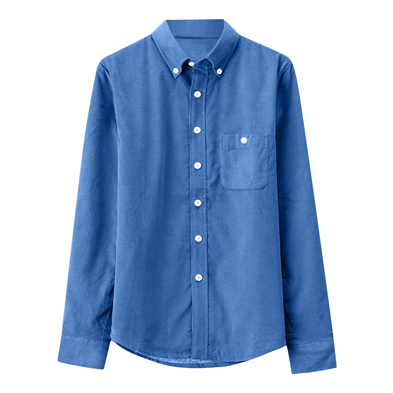 Afuyipoi Mens Casual Button Up Shirts Long Sleeve Shirts,Lightweight ...